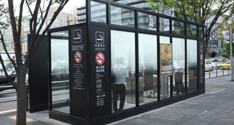 Smoking Etiquette and Map of Public Smoking Areas in Kyoto | tsunagu Japan